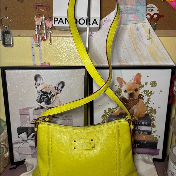 kate spade | Bags | Kate Spade Yellow Leather Crossbody Bag | Poshmark